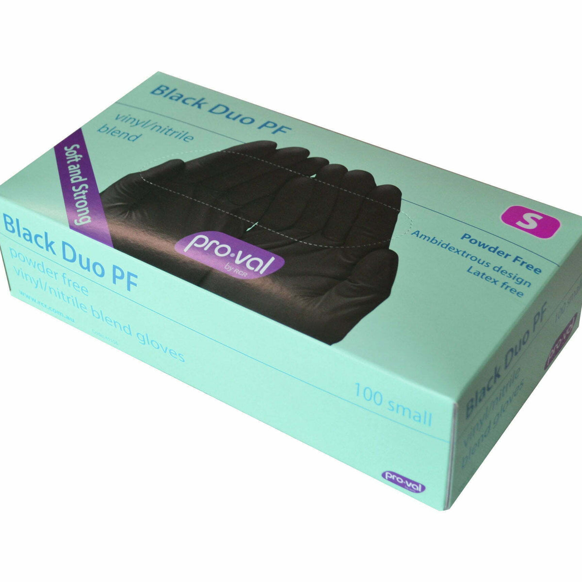 Black Duo PF Gloves | Vinyl/Nitrile Blend 100pk – Australia – MD Car Care